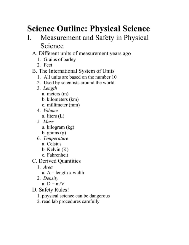 Science ch. 1 sec. 4 outline | PDF