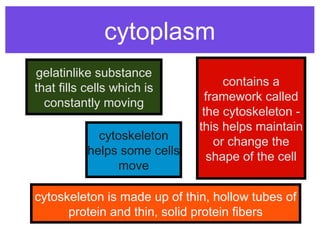 2.1 Cells | PPT | Biological Sciences | Science