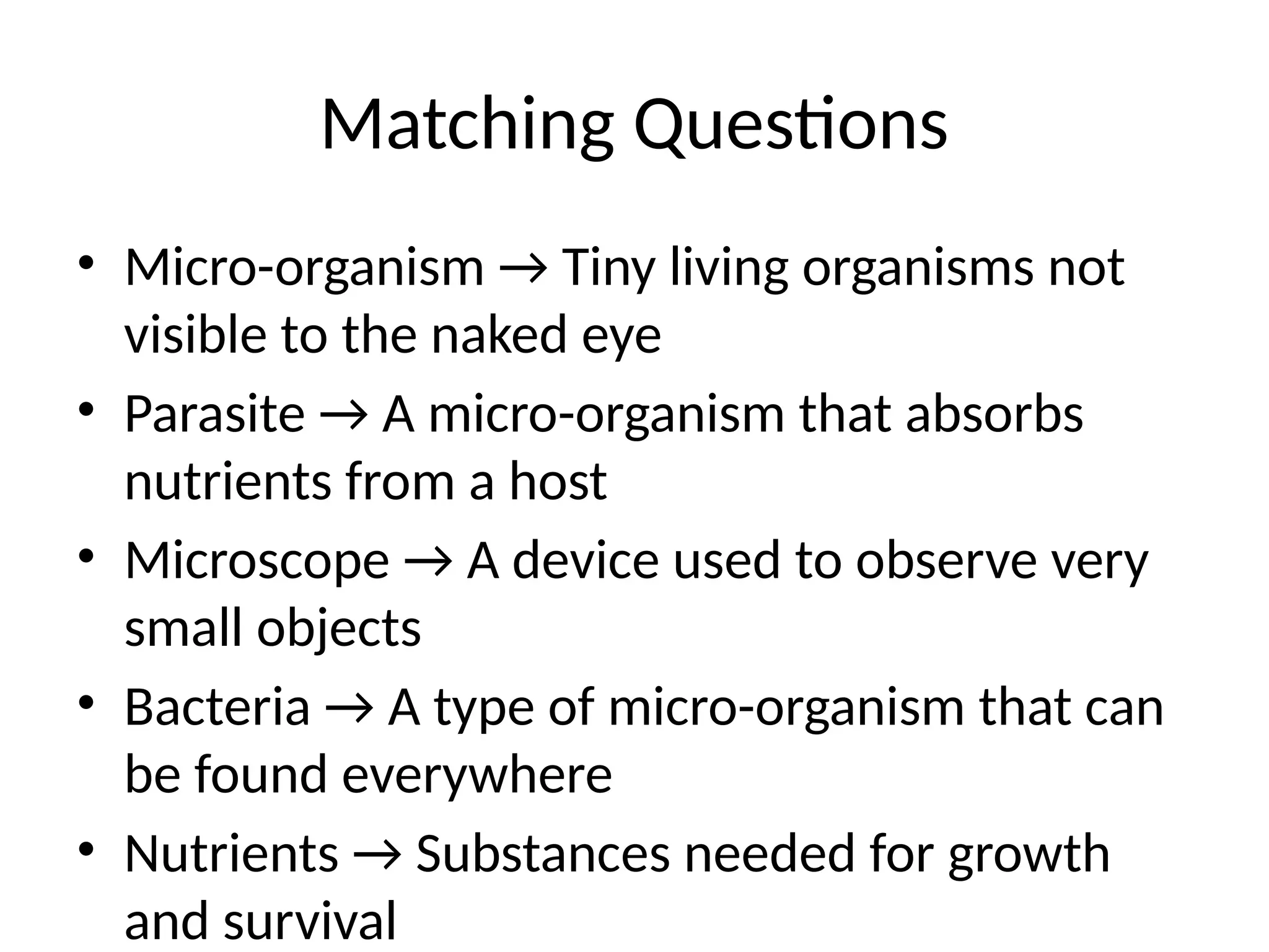 Science_Chapter_5_Review. Microorganisms presentation | PPTX