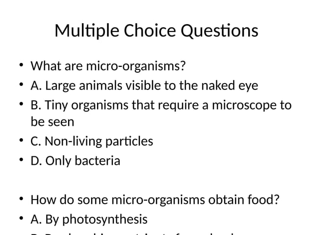 Science_Chapter_5_Review. Microorganisms presentation | PPTX