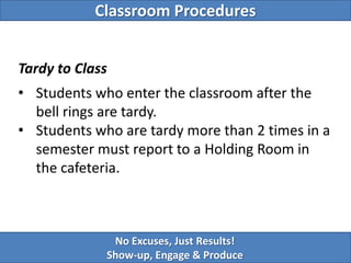 Science class expectations | PPTX