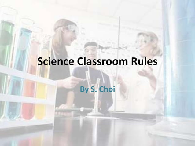 Science classroom rules | PDF