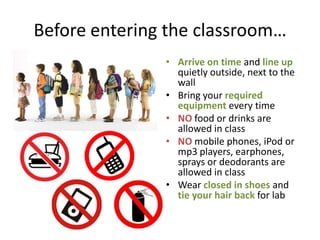 Middle School Science Classroom Rules