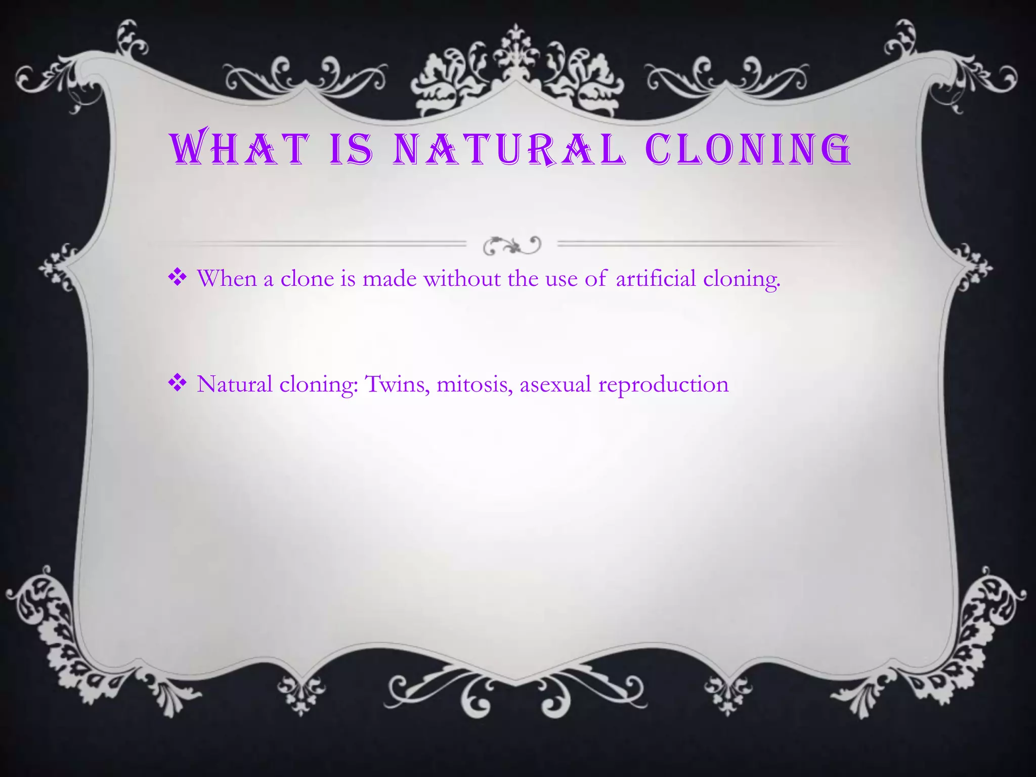 Science cloning | PPT