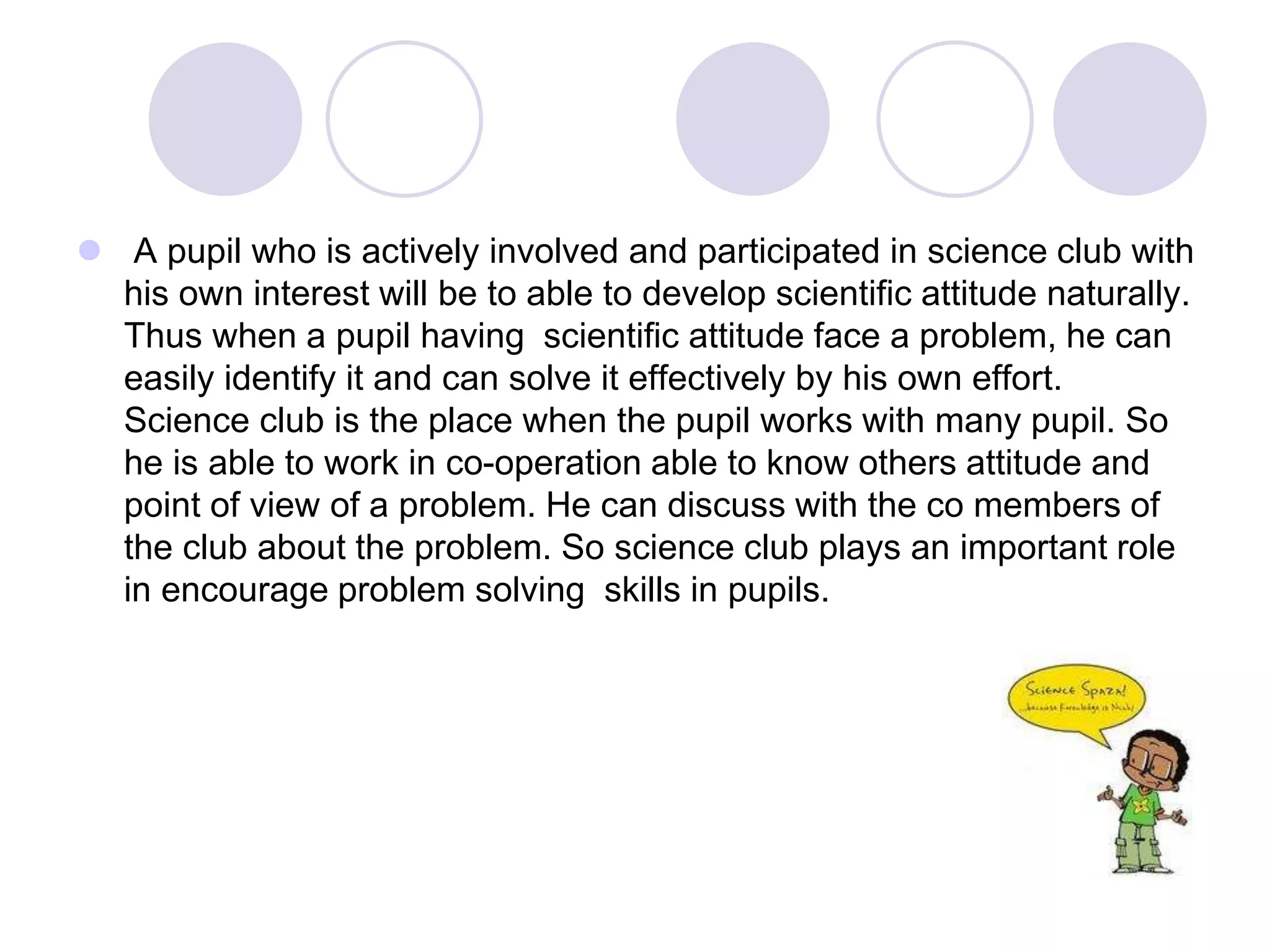 Science club in schools | PPTX