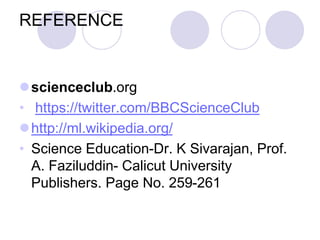 Science club in schools | PPTX | Homework and Study | Education