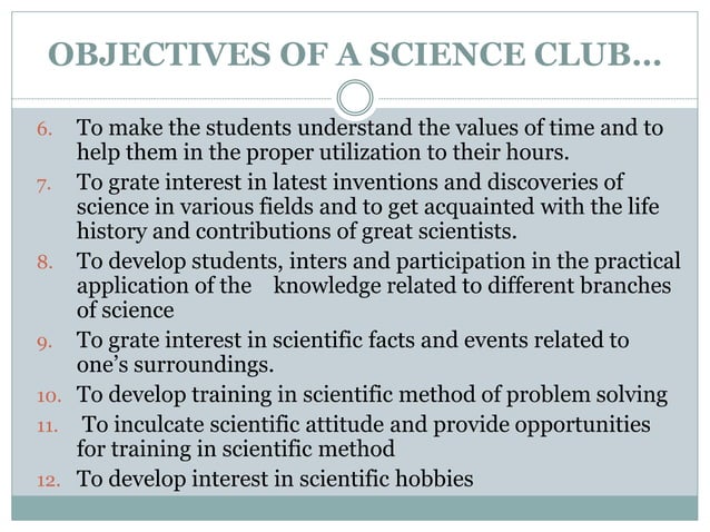 Science club, science fair, science exhibition | PPTX