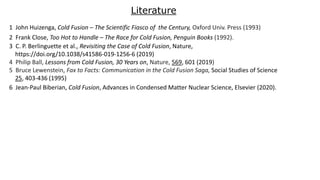 What is science? What isn't? A look at cold fusion | PPT