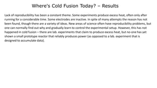 What is science? What isn't? A look at cold fusion | PPT
