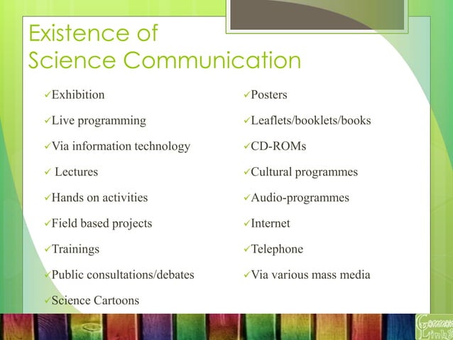 Science communication | PPTX | Science
