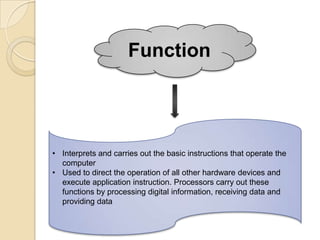 Science computer processor | PPT