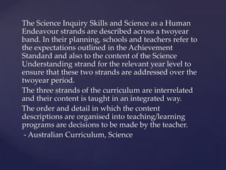 Science curriculum and syllabus | PPT