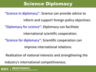 Science Diplomacy - Feng Feng | PPT