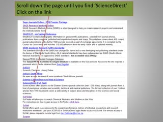 ScienceDirect | PPTX