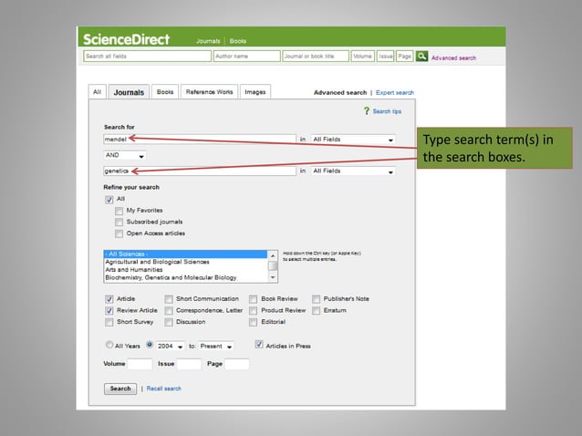 ScienceDirect | PPTX