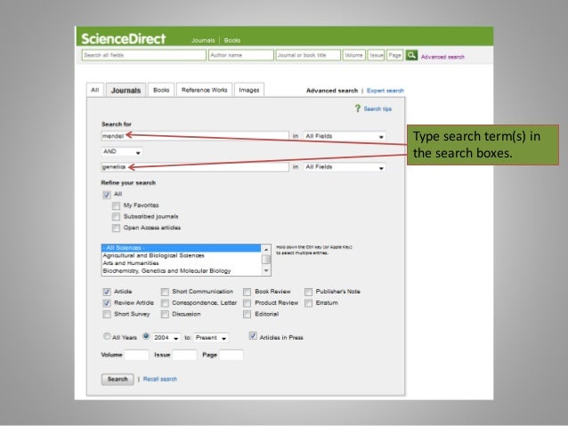 Sciencedirect Database