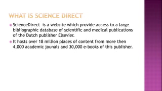 ScienceDirect.pptx