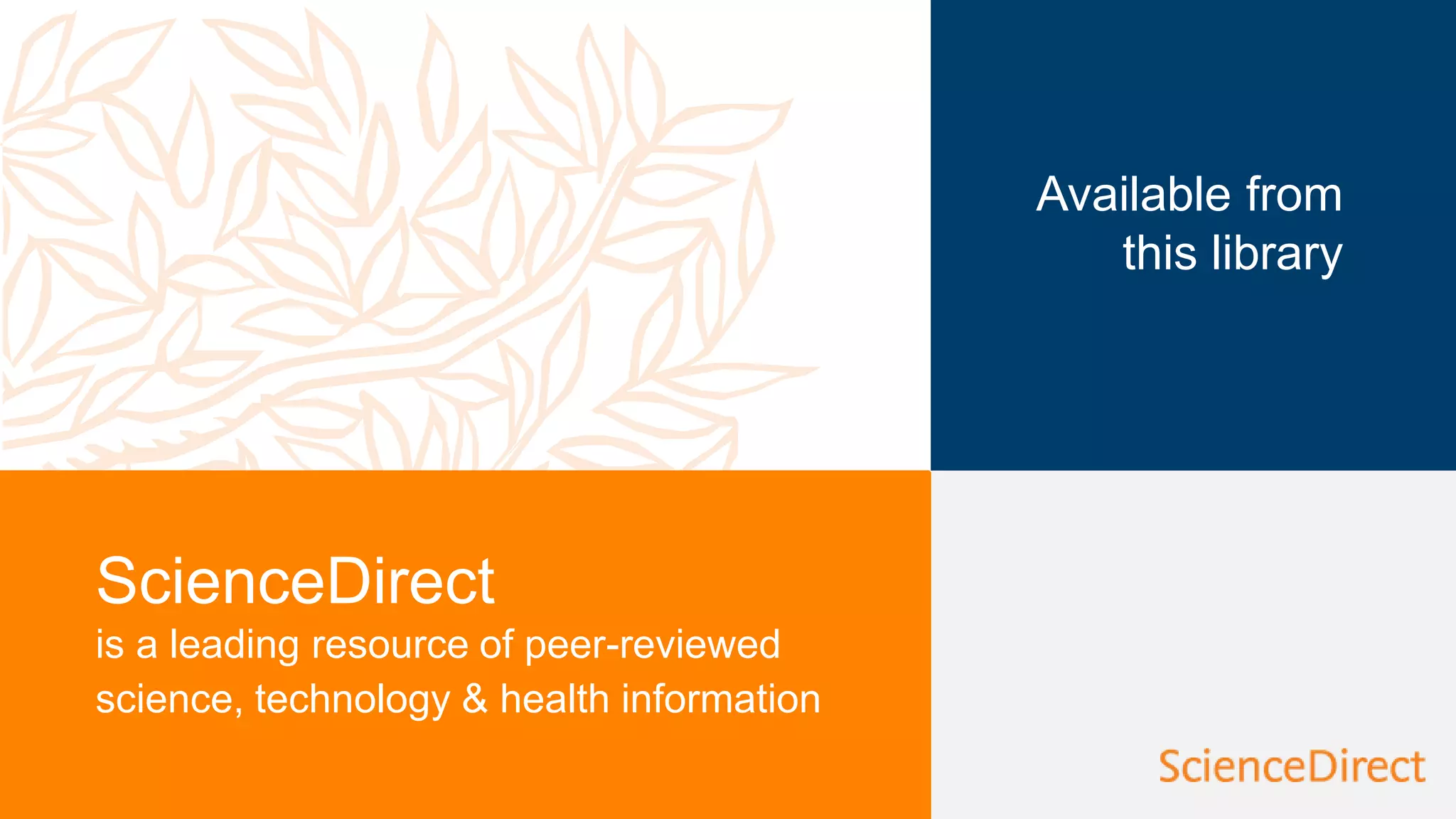 ScienceDirect | PPTX