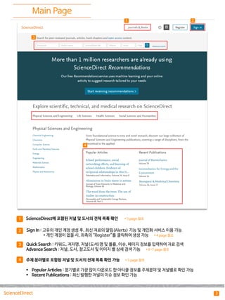 ScienceDirect Quick Reference Guide | PDF