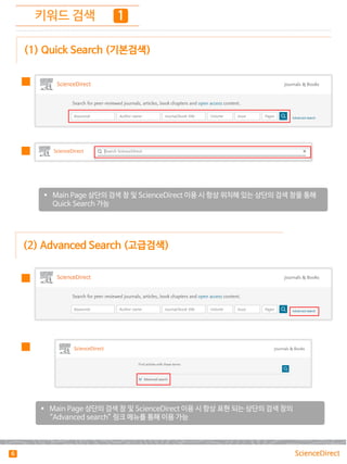 ScienceDirect Quick Reference Guide | PDF