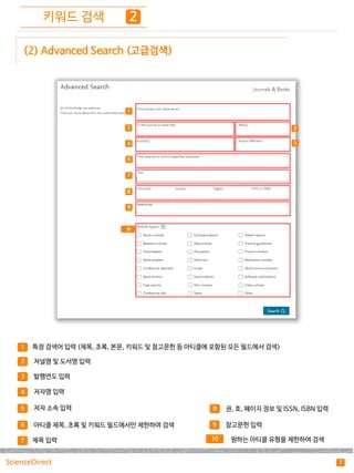 ScienceDirect Quick Reference Guide | PDF