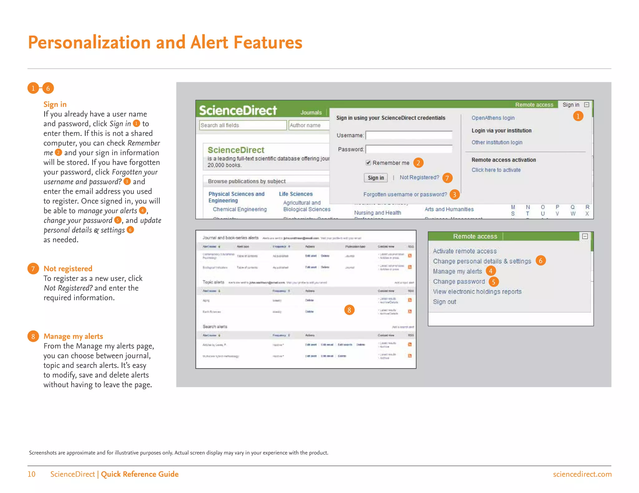Sciencedirect quick-reference-guide | PDF