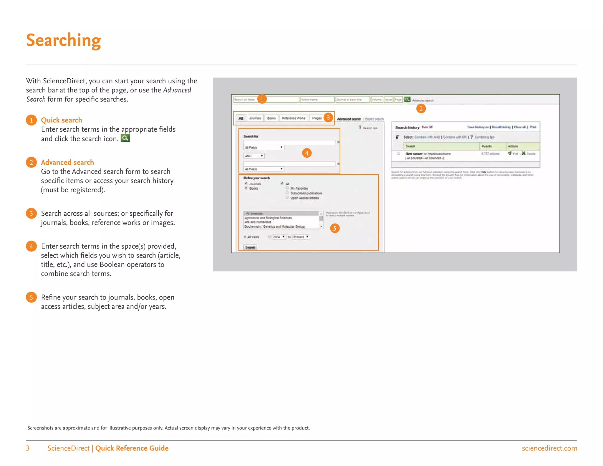 Sciencedirect quick-reference-guide | PDF