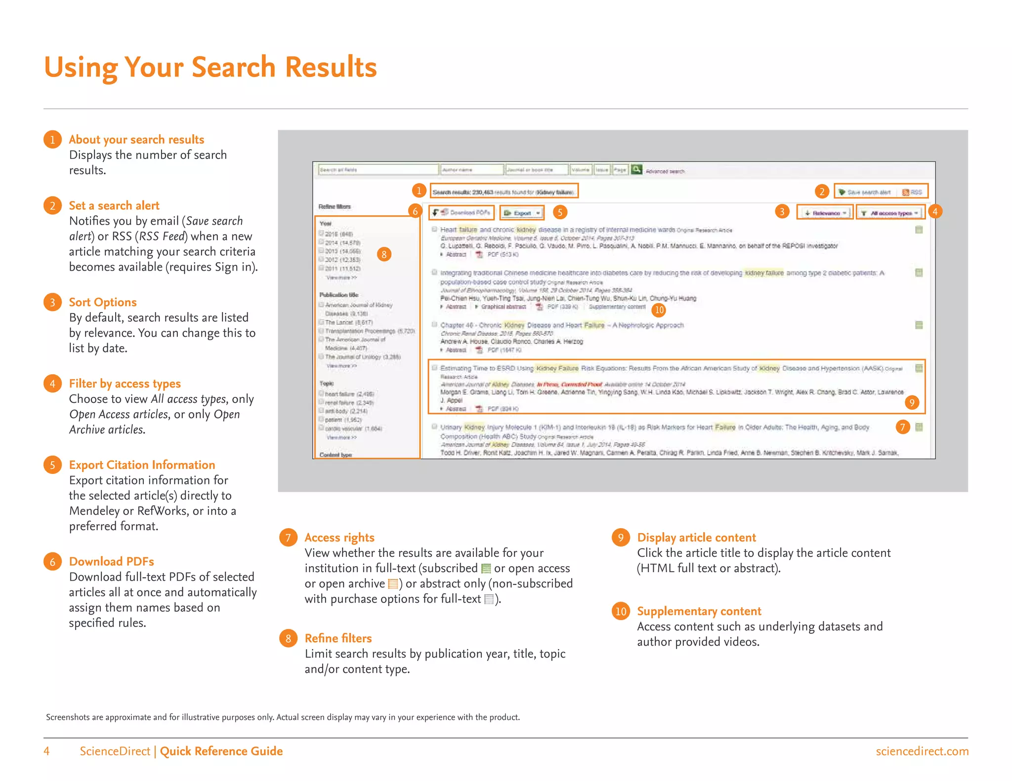 Sciencedirect quick-reference-guide | PDF