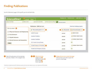 Sciencedirect quick-reference-guide | PDF