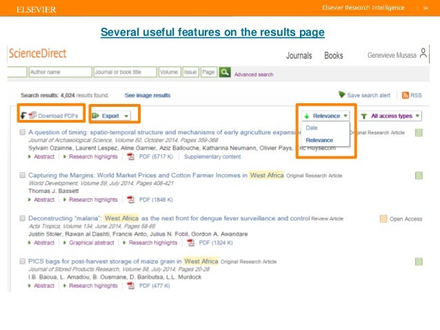 Focus On Online Journals Sciencedirect Elsevier The