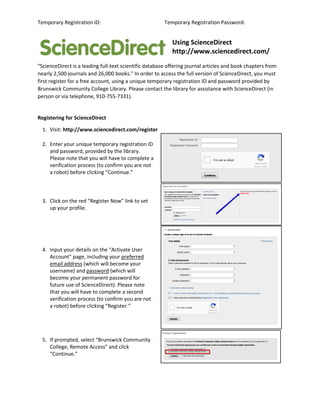 Science Direct Handout | PDF