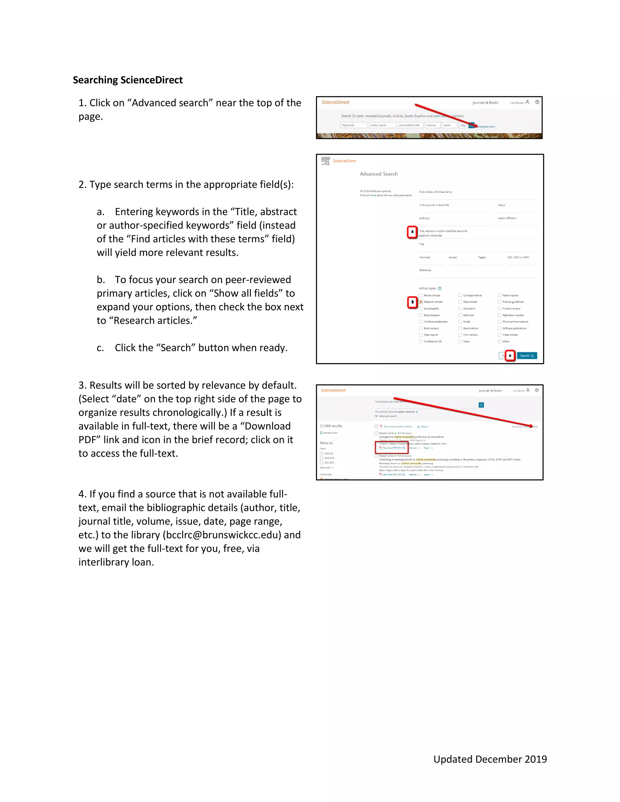 ScienceDirect Handout | PDF