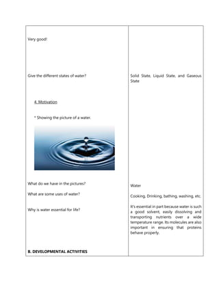SCIENCE DLP - WATER.docx
