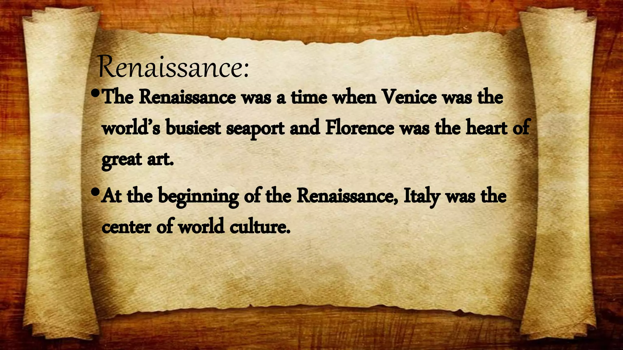 Science during renaissance period | PPTX