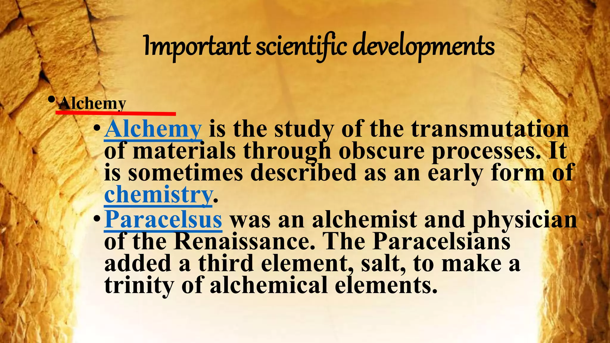 Science during renaissance period | PPTX