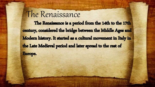 Science during renaissance period | PPTX | Geography | Science