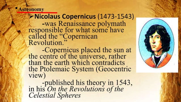 Science during renaissance period | PPTX | Geography | Science