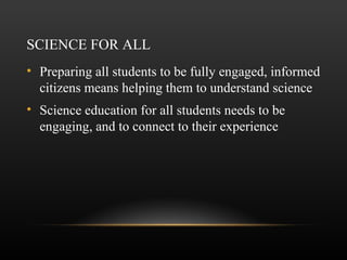 Science education for global citizenship | PPT