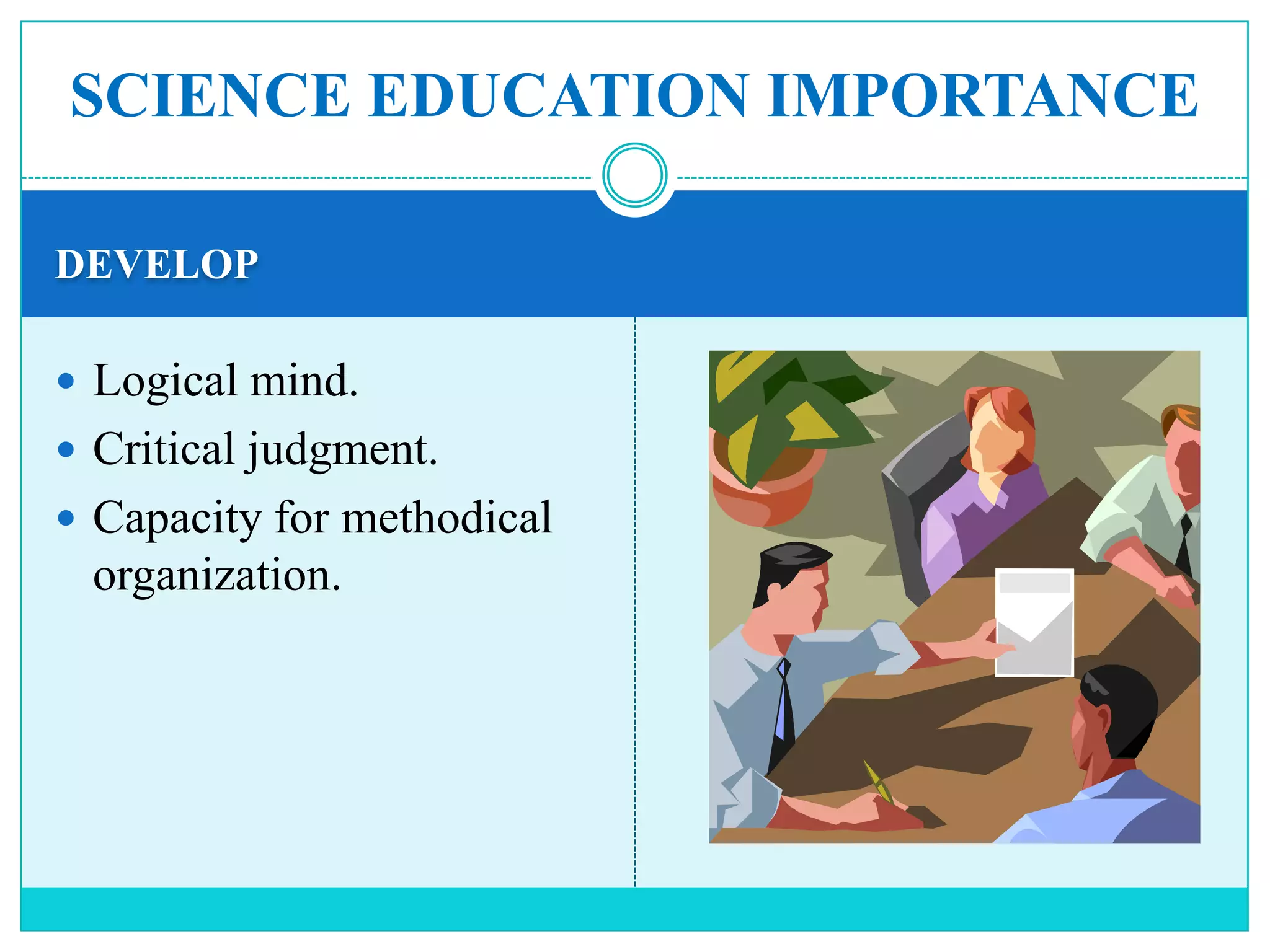 Science education importance | PPTX