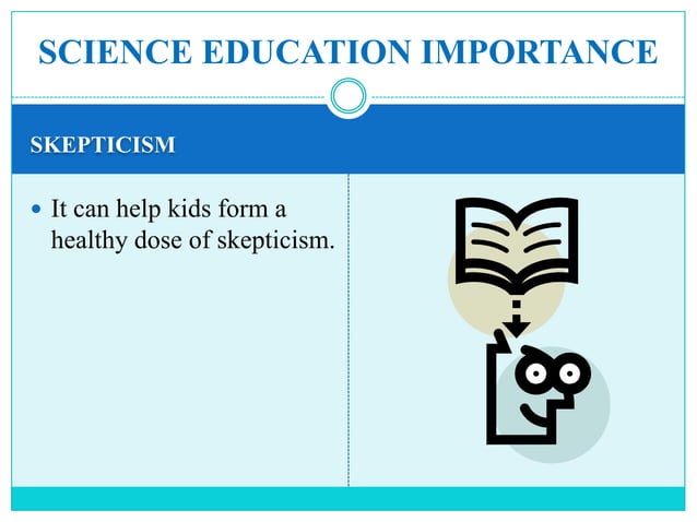 Science education importance | PPTX