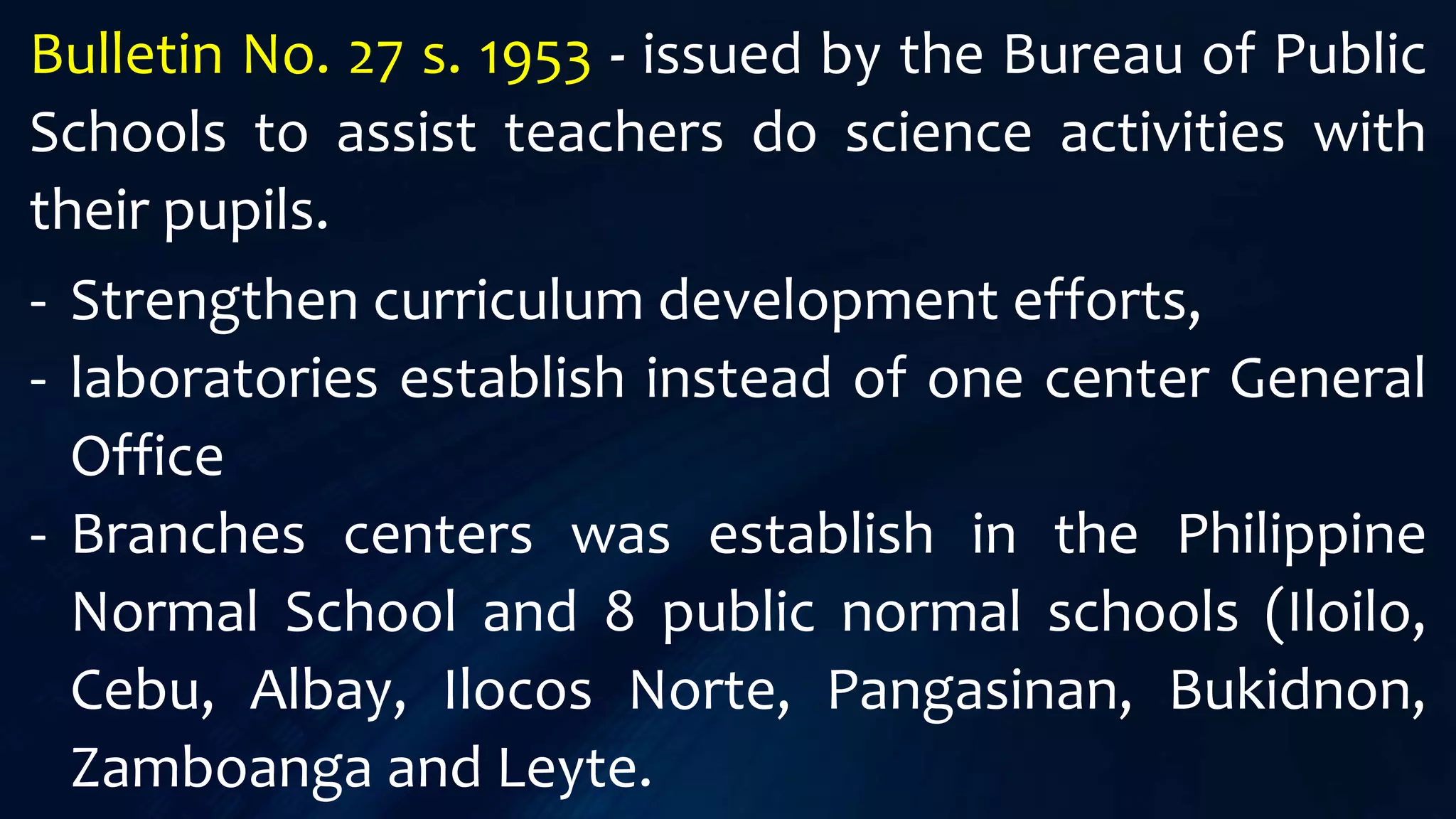 Science Education in the Philippines | PPTX