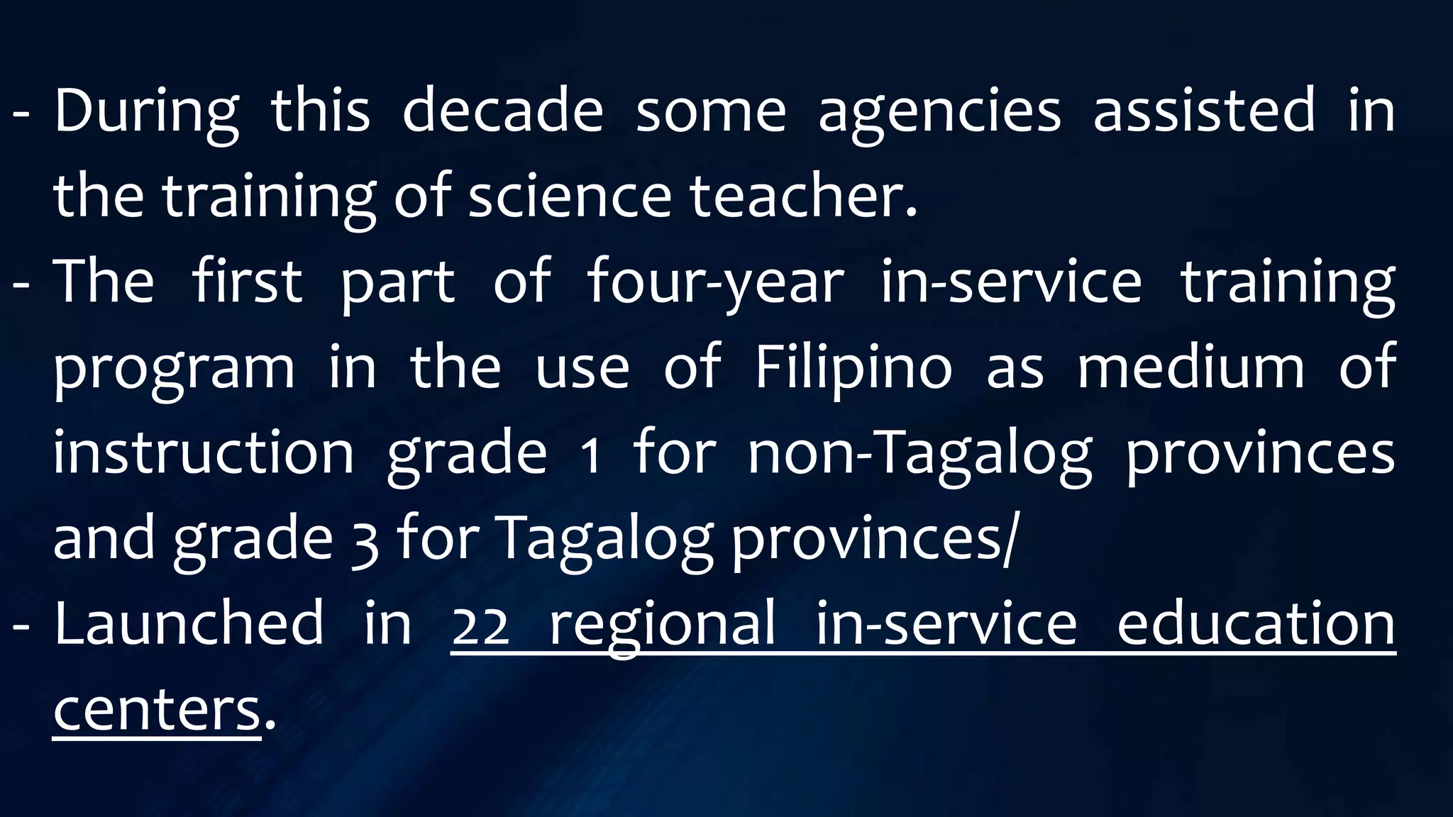 Science Education in the Philippines | PPTX