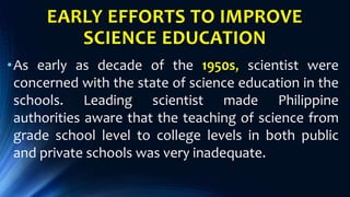 Science Education in the Philippines | PPTX