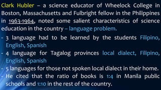 Science Education in the Philippines | PPTX