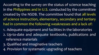 Science Education in the Philippines | PPTX
