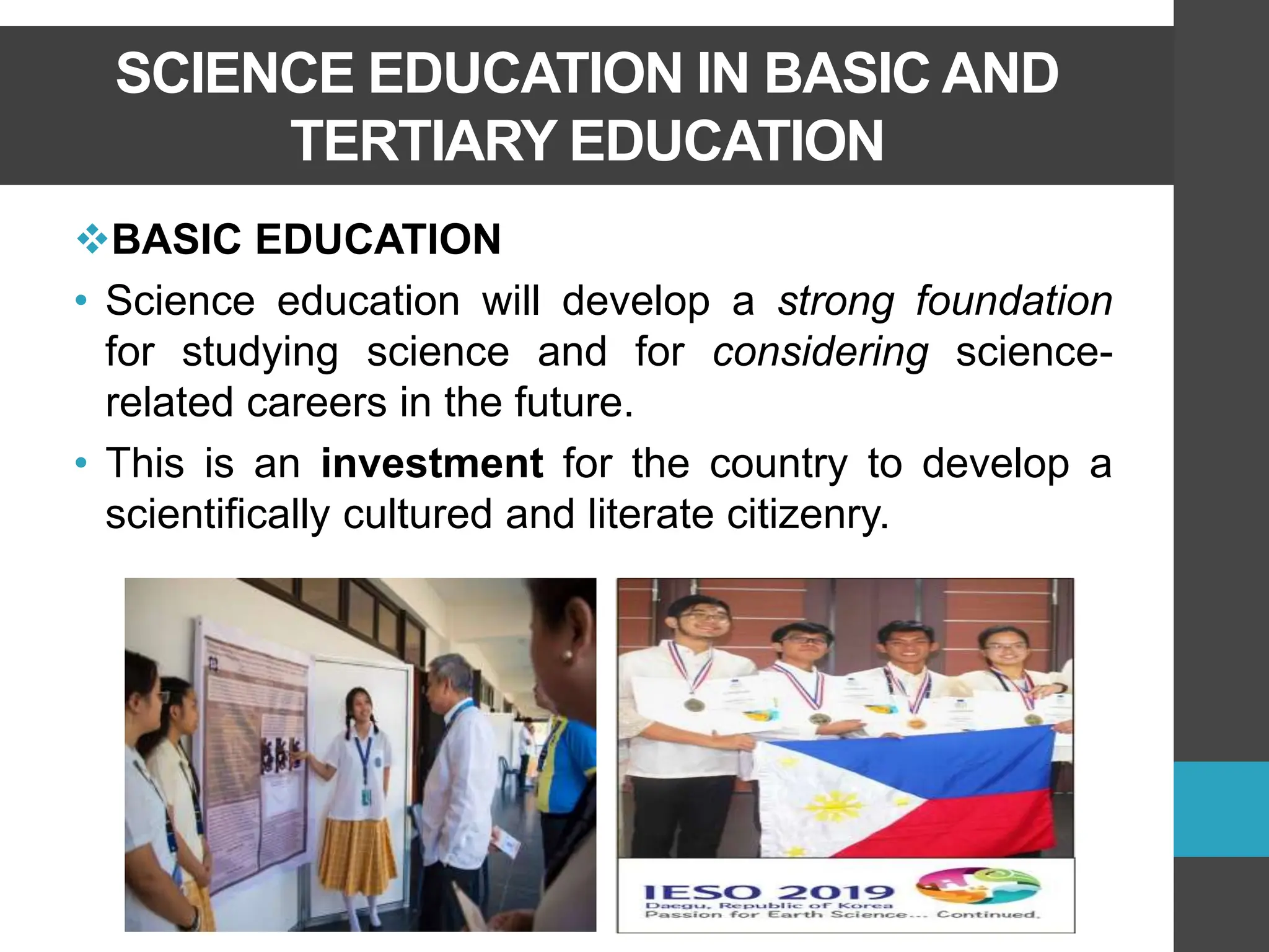 SCIENCE EDUCATION IN THE PHILIPPINES.pptx