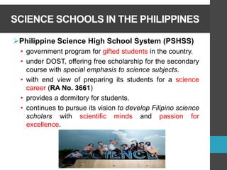 SCIENCE EDUCATION IN THE PHILIPPINES.pptx