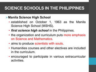 SCIENCE EDUCATION IN THE PHILIPPINES.pptx