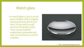 Science equipment and their Uses 2018 | PPTX