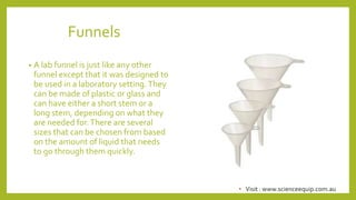 Science equipment and their Uses 2018 | PPTX